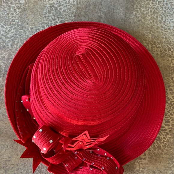 Milano | Accessories | Sophisticated Red Milano Parisnew York Hat ...